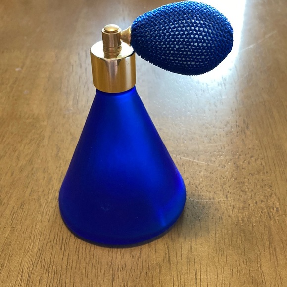 Bath & Body | Vintage Cobalt Blue Perfume Spray Bottle | Poshmark